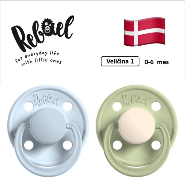 REBAEL varalice za bebe, 0-6 mes, 2 kom, Plava i Maslina, RBL16661992