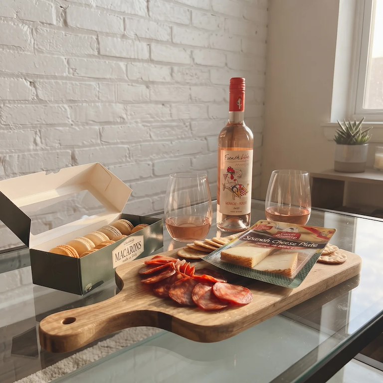 ROSÉ & DOLCE — VINO, SIR & MACARONS