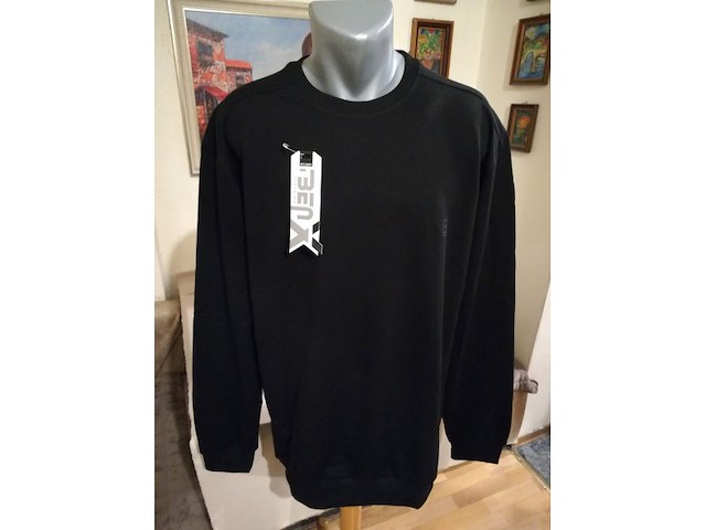 Odlican muski pamucni duks Benx Veliki broj 4XL Crni