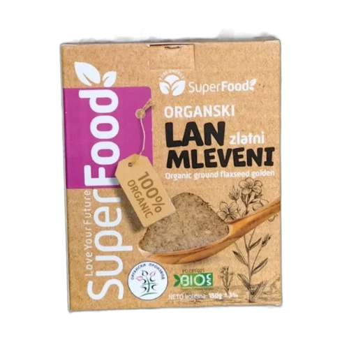 Lan mleveni zlatni 150g – organski proizvod