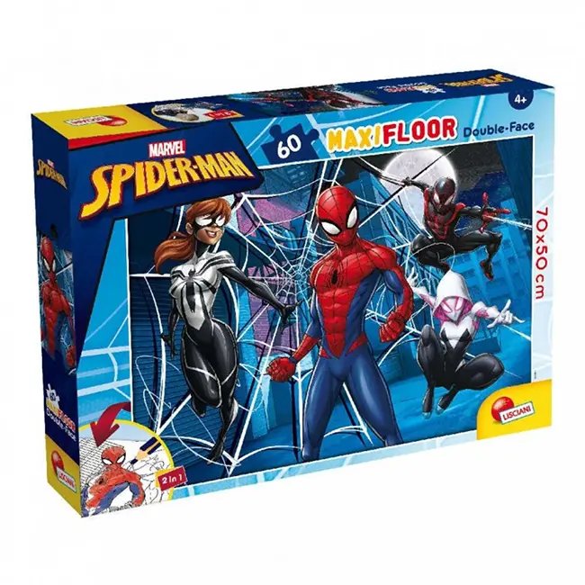 Lisiciani Puzle Spiderman 2u1 99757, 60 delova