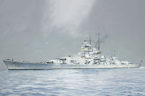 NEW! Trumpeter 05360 German Battleship Gneisenau