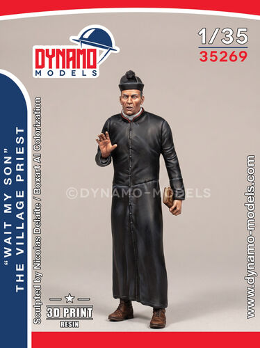 NEW! Dynamo-Models 35269 ''Wait My Son'' - The Village Priest (1 Figure / 3D-Printed)
