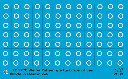 Peddinghaus-Decals 1770 White Rings For Steamers