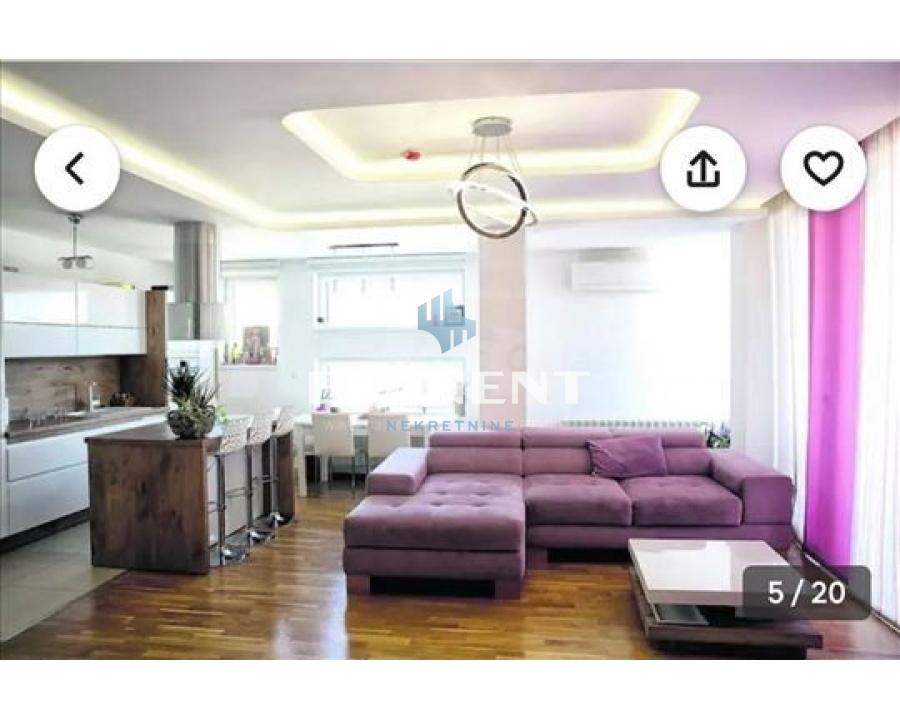 Četvorosoban stan za izdavanje, Blok 61, Beograd, 99m², 8. sprat, 1.600 €/mes