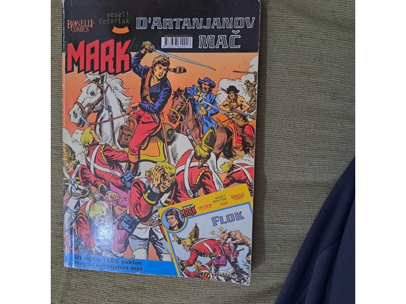 strip Kapetan Mark D'Artanjanov mać