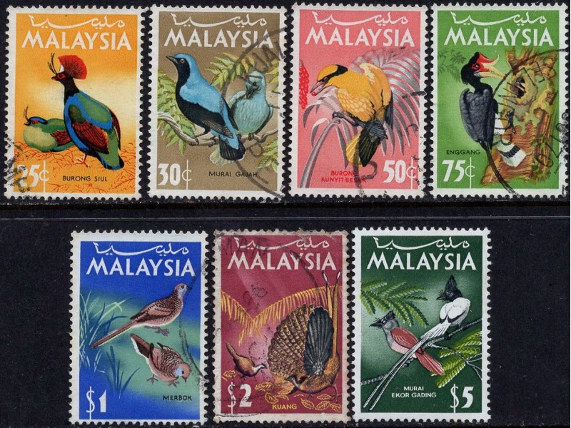 Malaysia 1965. Fauna, Ptice