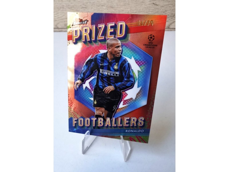RONALDO Topps Finest Rose Gold numeracija 75