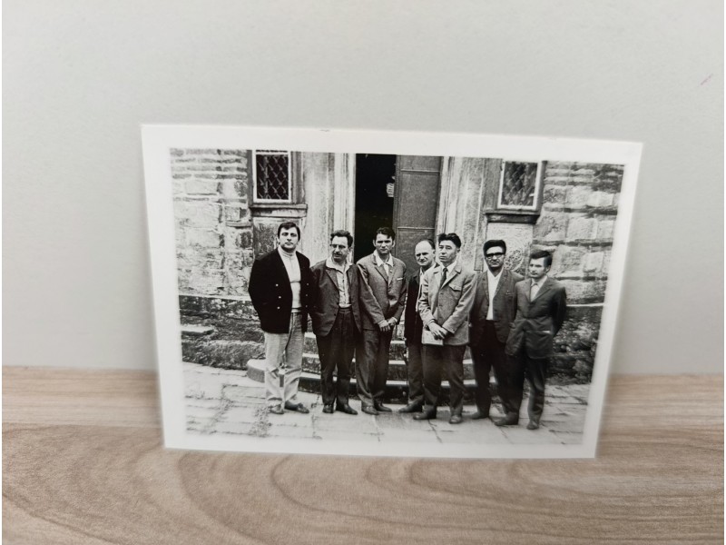 Vintage fotografija ljudi na Hilandaru
