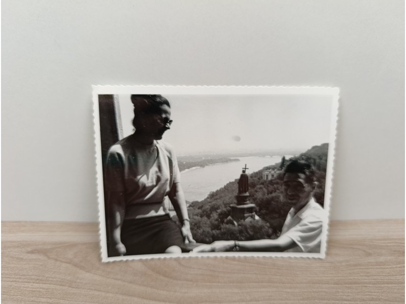 Vintage fotografija par u Kijevu