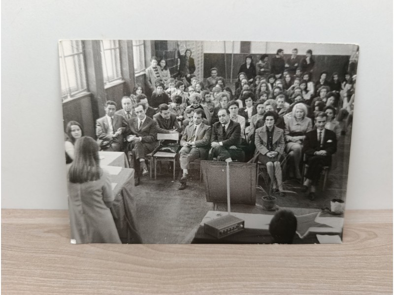 Vintage fotografija profesori