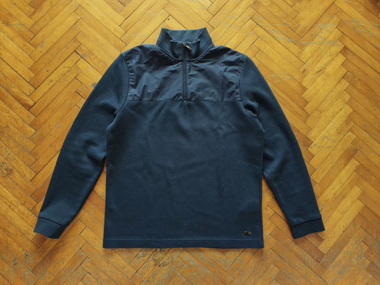 BOSS Hugo Boss Half Zip duks Mercerised Cotton