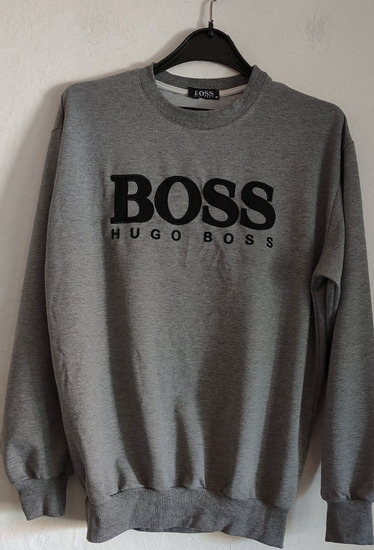 Boss muški sivi duks - Vel. M