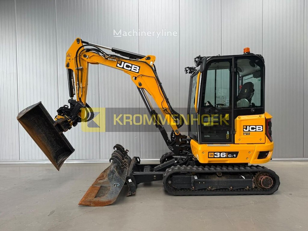 JCB 36C-1 Engcon Tilt Rotator mini bager