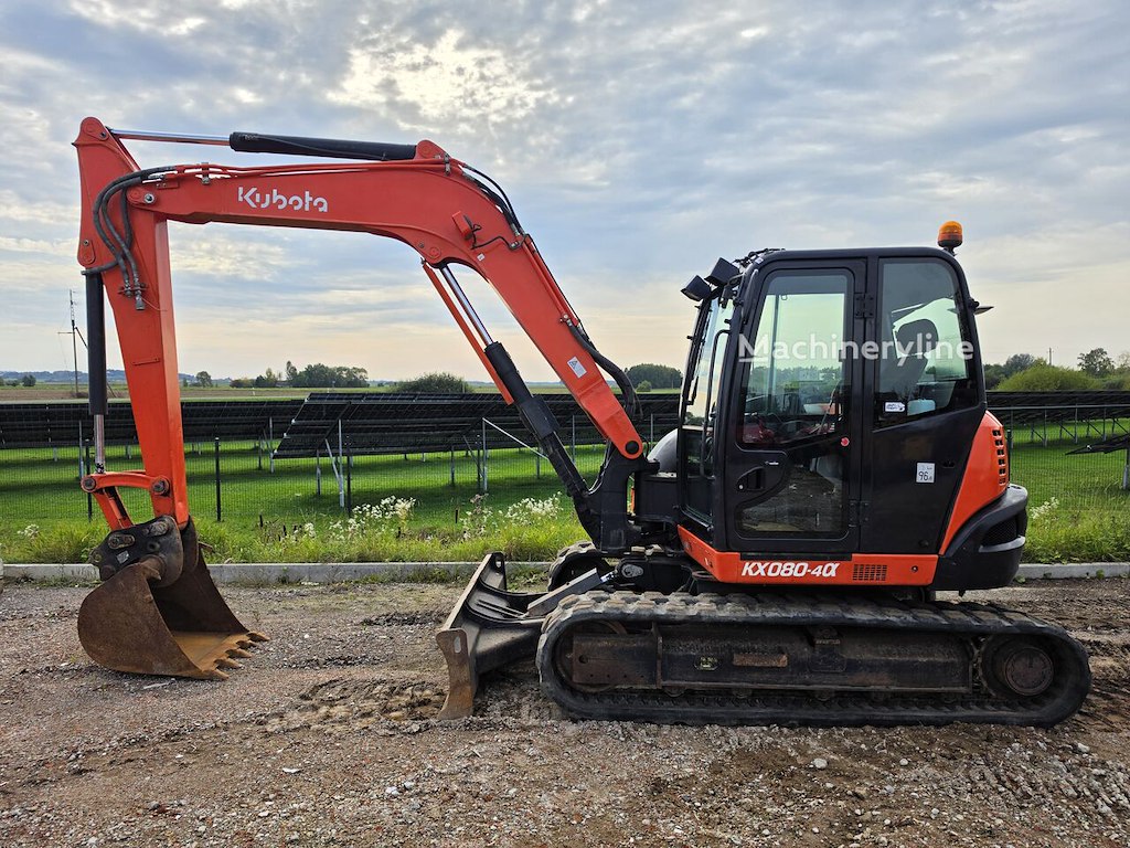 Kubota KX080 - 4a midi bager