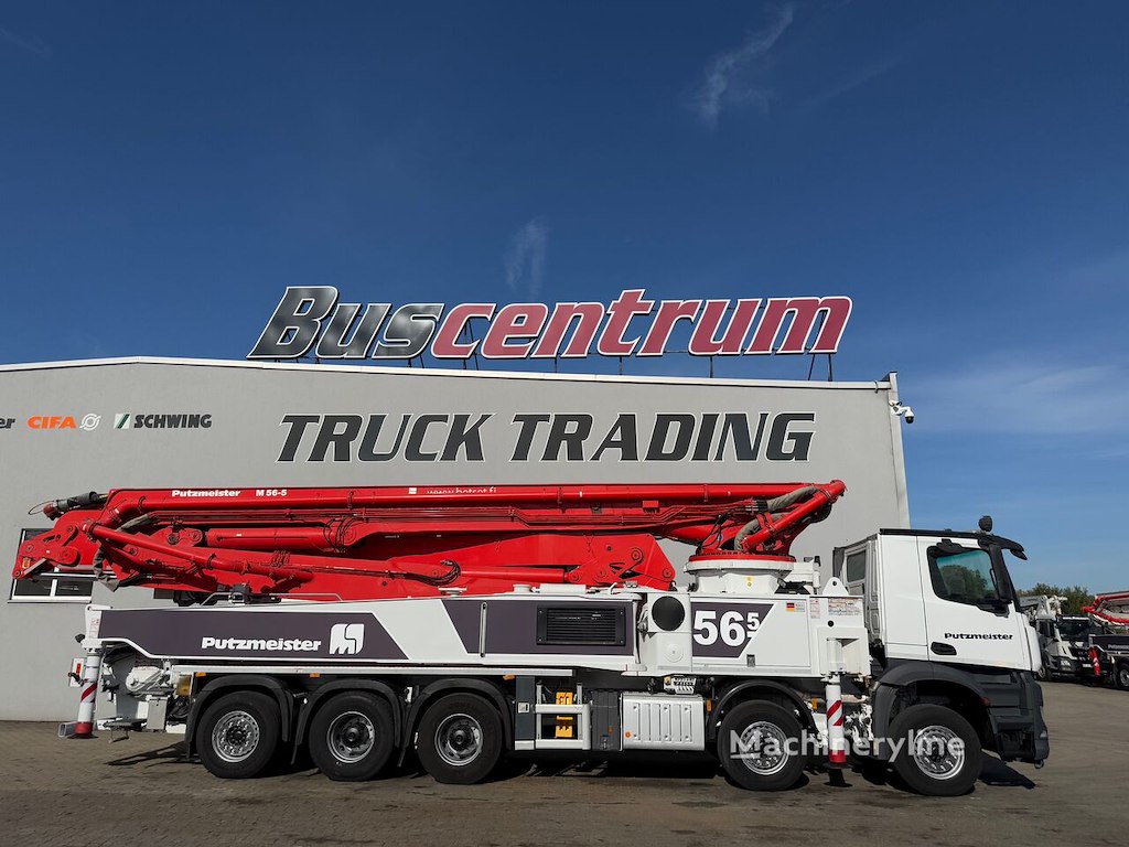 Putzmeister na šasiji Mercedes-Benz Arocs 5051 Putzmeister 56-5.17 iLS pumpa za beton