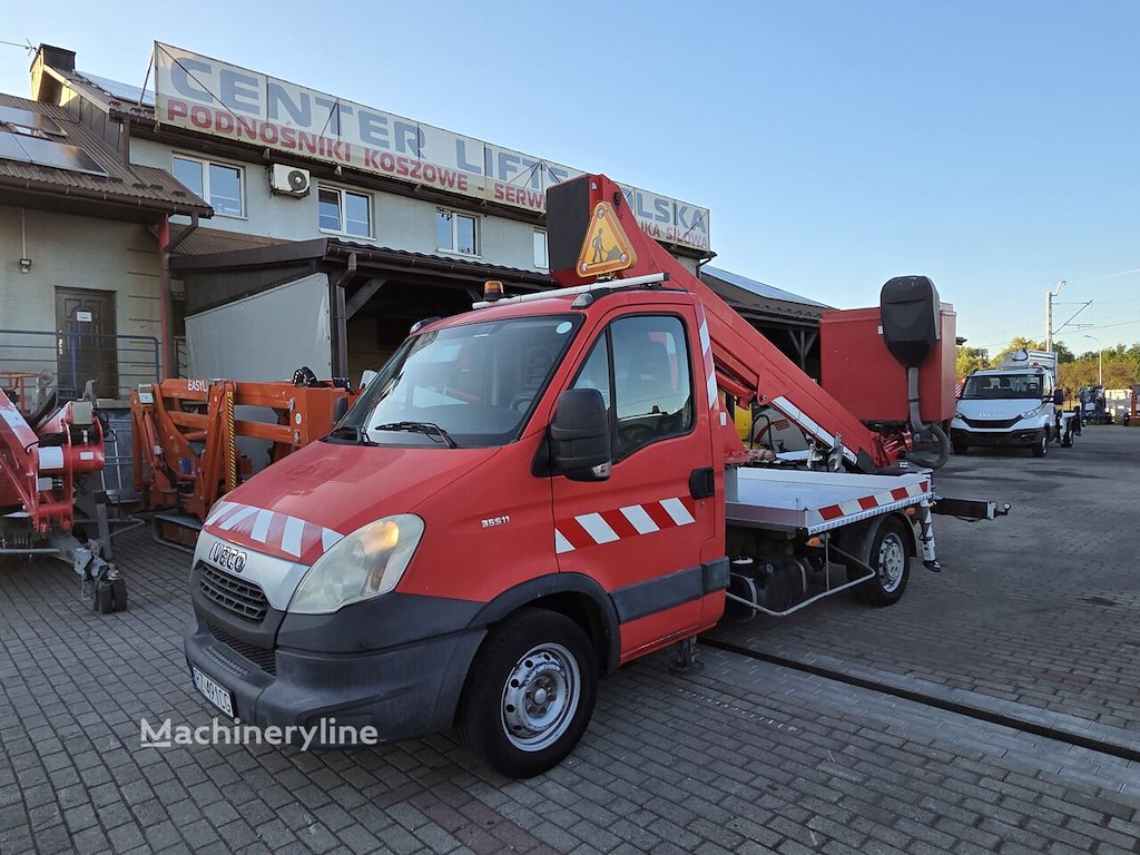 IVECO Daily 35S11 -17 m gsr e179t bucket truck boom lift podnośnik auto dizalica s korpom