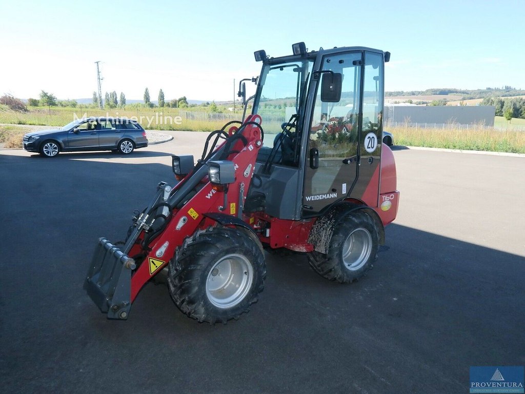 Prodaje se Weidemann Hoflader WEIDEMANN 1160 RL20 Bj. 2019 180 B/h multifunkcionalni utovarivač na aukciji