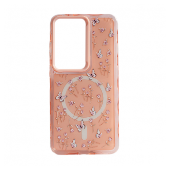 Maska Mag Case Floral Series za Samsung S25 FE/ S731B/ S26 FE/ S741B pink