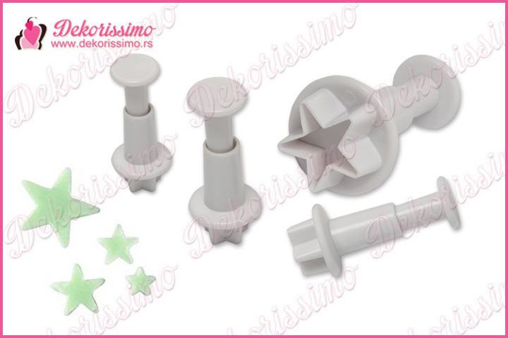 Modle sa izbacivačem zvezdice, set 4 kom – K8113