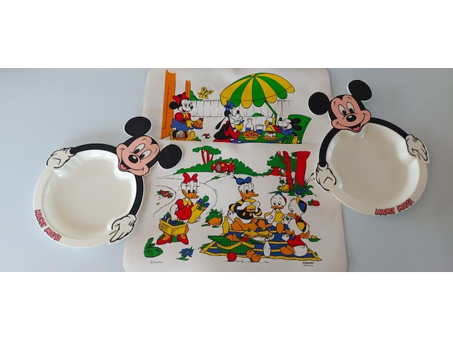 DISNEY dečji set za obroke ``Mickey Mouse``, polovan