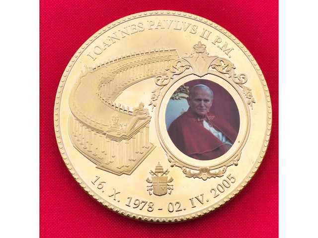 Medalja Vatikan  Papa Jovan Pavle II