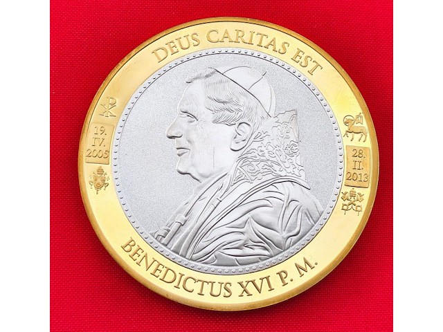 Medalja Vatikan  Papa Benedikt XVI