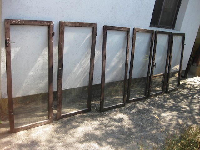 Prozor unutrašnji 52x120cm komplet krilo sa livnama, ša