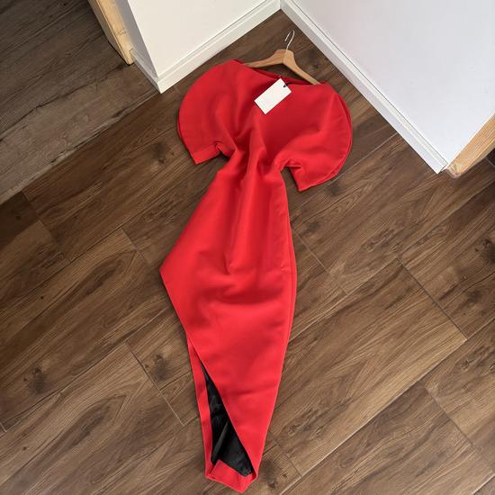 Zara prelepa viralna asimetricna midi haljina Novo