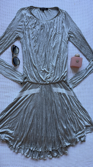 PATRIZIA PEPE ORIGINAL srebrna haljina 1 / S - XS