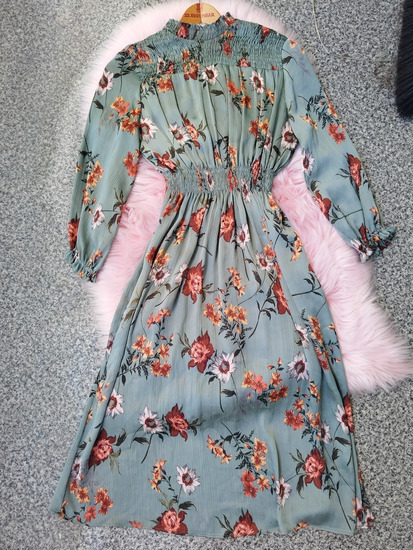 Zara midi floral haljina