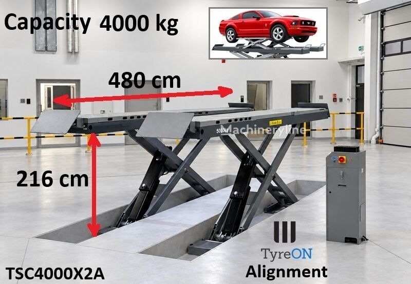 Nova TyreON TSC4000X2A Alignment scissor lift - In floor - Wheel-free liftin makazasta auto dizalica
