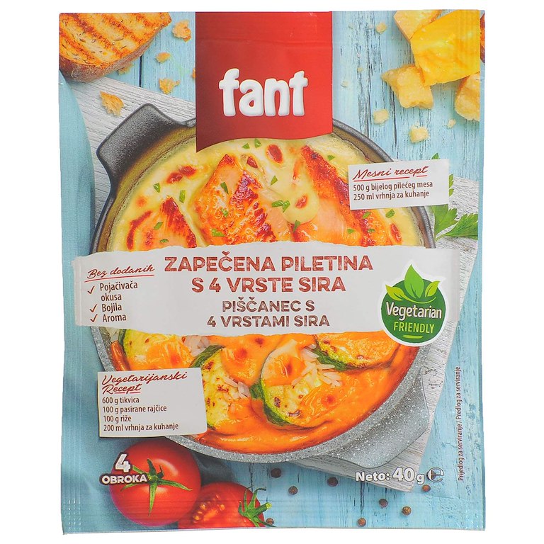 Vegeta fant zapečena piletina 4 vrste sira 40g vegeta