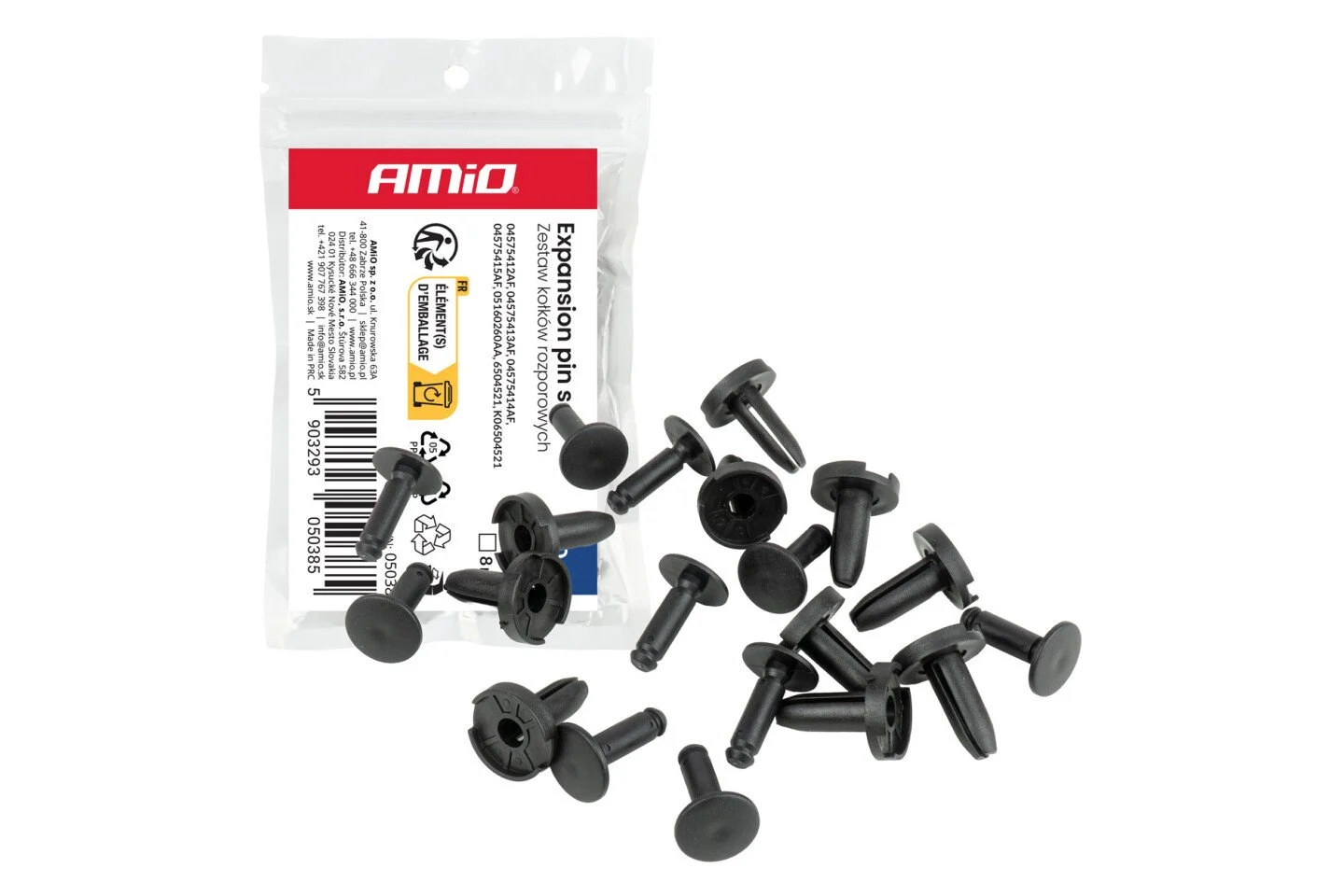 Komplet ekspanzionih tiplova 23,5 mm, prečnik 8 mm, 10 komada AMIO-05038 Bestseler