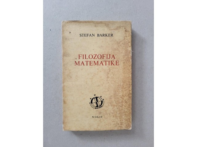 Filozofija matematike - Stefan Barker
