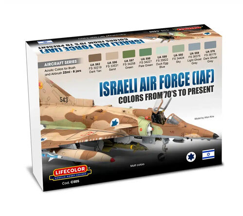 NEW! Life Color CE05 - Israeli Air Force Colors from 1970's to Present