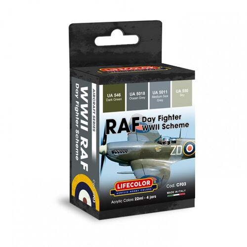 Life Color CF03 RAF Day Fighter WWII Scheme - Camouflage Set