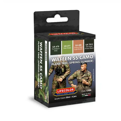 NEW! Life Color CF06 - Waffen SS Plane Tree Spring / Summer Camouflage