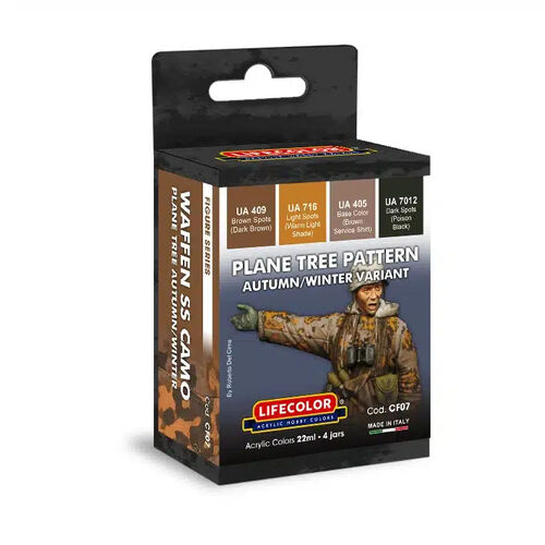 NEW! Life Color CF07 - Waffen SS Plane Tree Autumn / Winter Camouflage