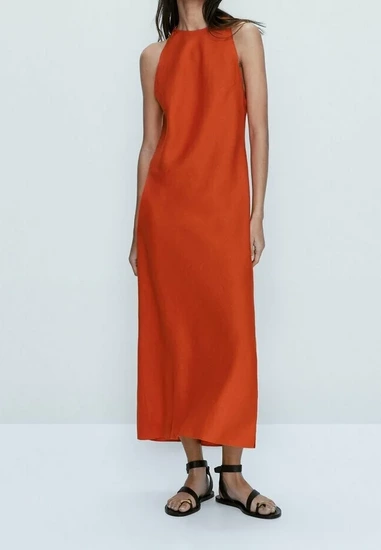 MASSIMO DUTTI lanena haljina