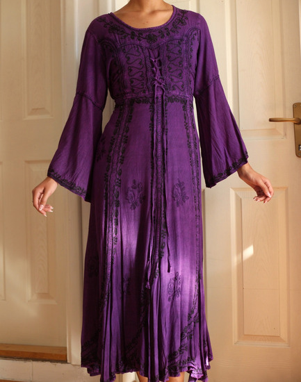 Whimsigoth bell sleeve dress, India