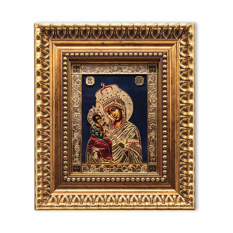 Ikona u ramu Presveta Bogorodica Pećka, 220x255x32mm