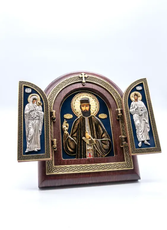 Triptih Sveti Jefrem, 220x255x32mm