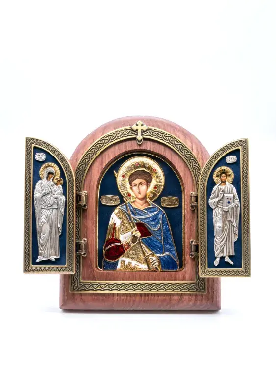 Triptih Sveti Dimitrije, 220x255x32mm