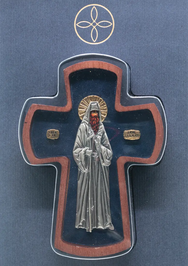 Ikona krst Sveti Jakov Tumanski, 93x150x22mm