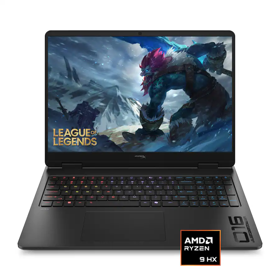 HYPERX - HP OMEN 16" 165HZ 2.5K OLED GAMING LAPTOP - AMD RYZEN 9 8940HX (2025) - 24GB MEMORY - NVIDIA GEFORCE RTX 5070 - 1TB SSD - SHADOW BLACK