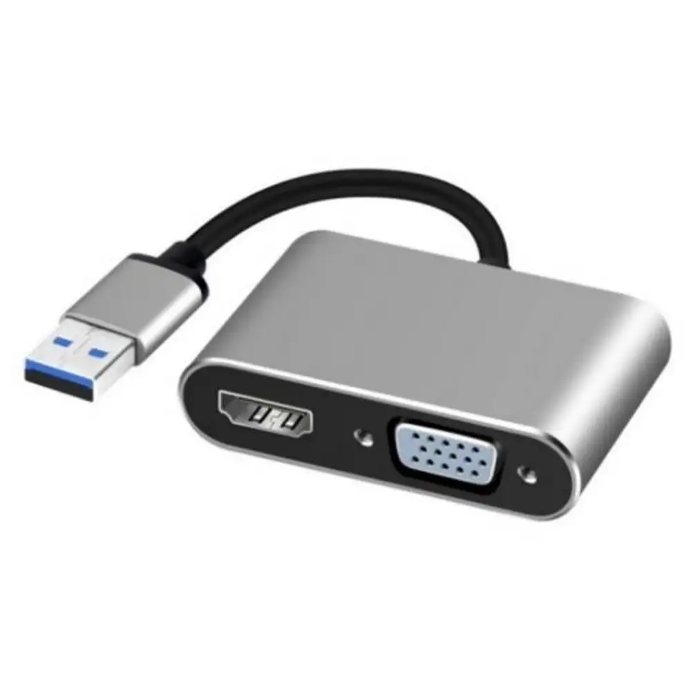 LINKOM Adapter-Konvertor USB 3.0 na HDMI + VGA