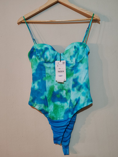 ZARA NOV BODI KORSET WASHED PRINT XS/S