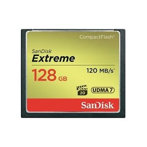 SANDISK kartica CF 128gb Extreme 120/85mb/s UDMA7