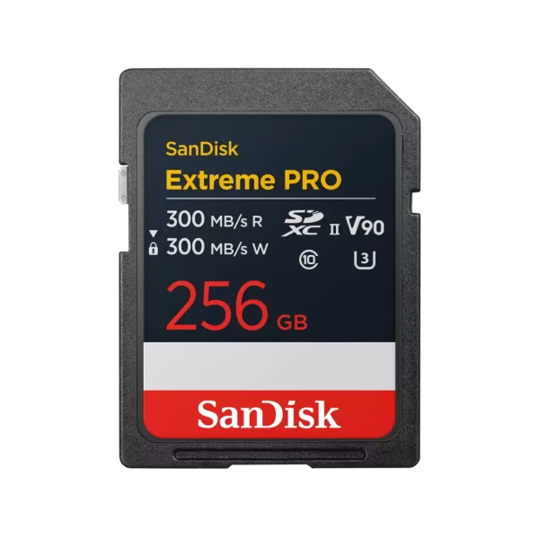 SanDisk SDXC 256GB Extreme PRO UHS-II, V90, 300/300MB/S, 8K